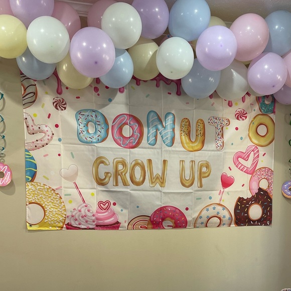 Party Supplies | 5x7 Donut Party Backdrop Hb Banner | Poshmark